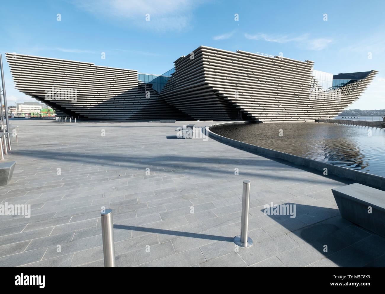 The V&A Museum of Design at the waterfront by the Firth of Tay Dundee ...