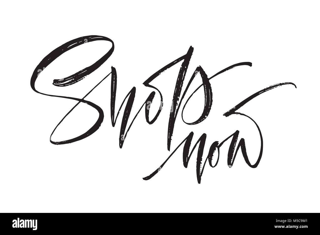 Shop sign lettering Stock Vector Images - Alamy