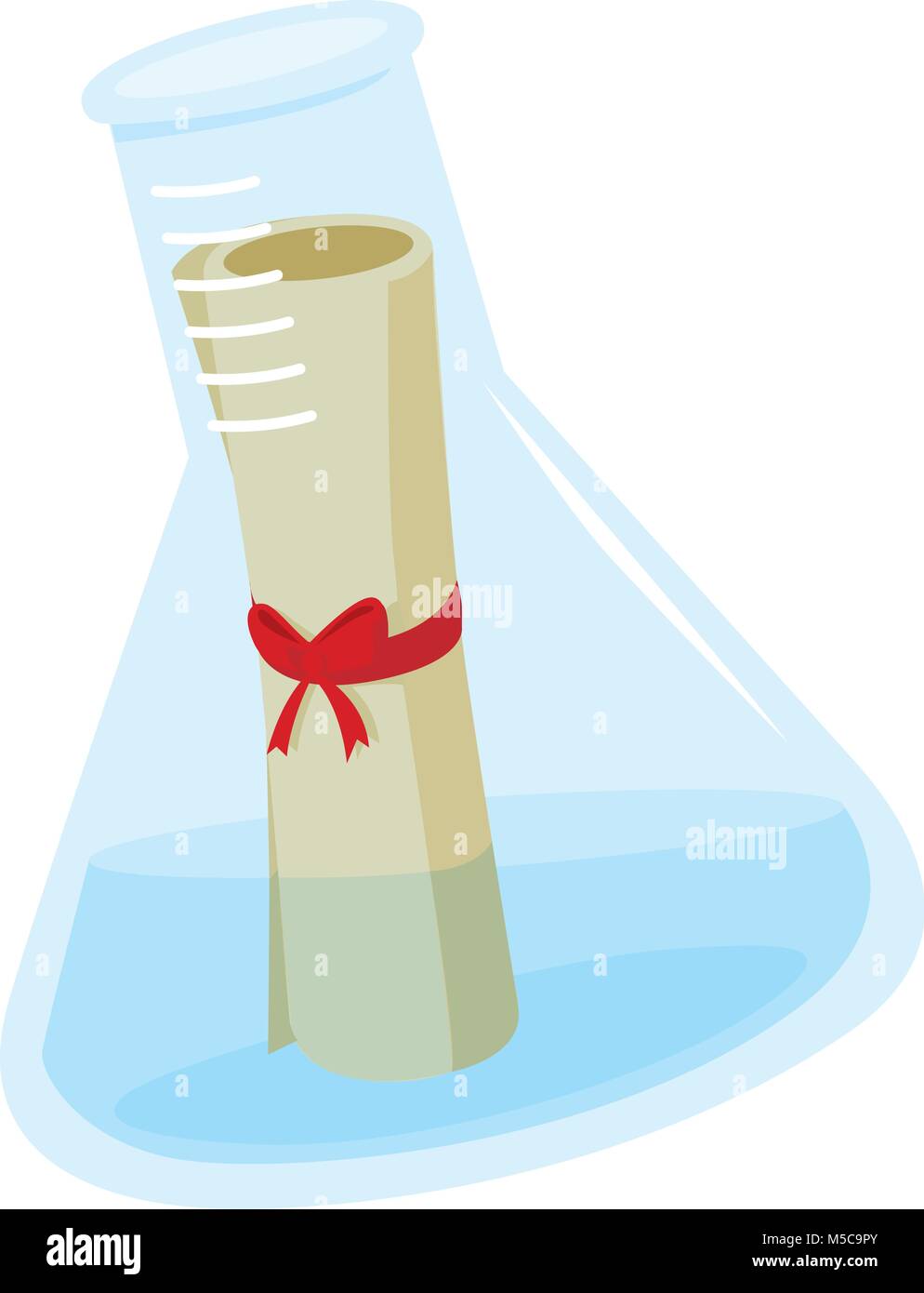 Cartoon test tube Stock Vector Images - Alamy