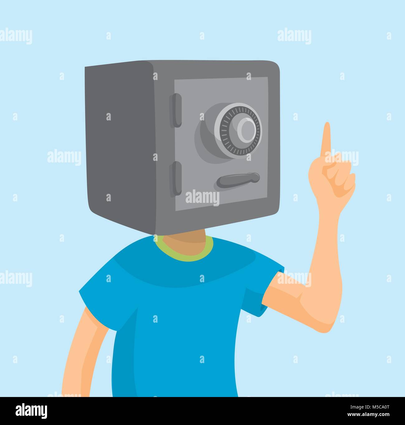 Keeping a secret Stock Vector Images - Alamy