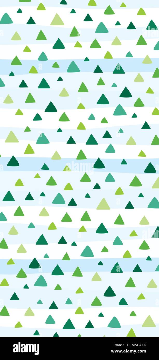 Cartoon illustration of green triangles pine trees texture Stock Vector ...