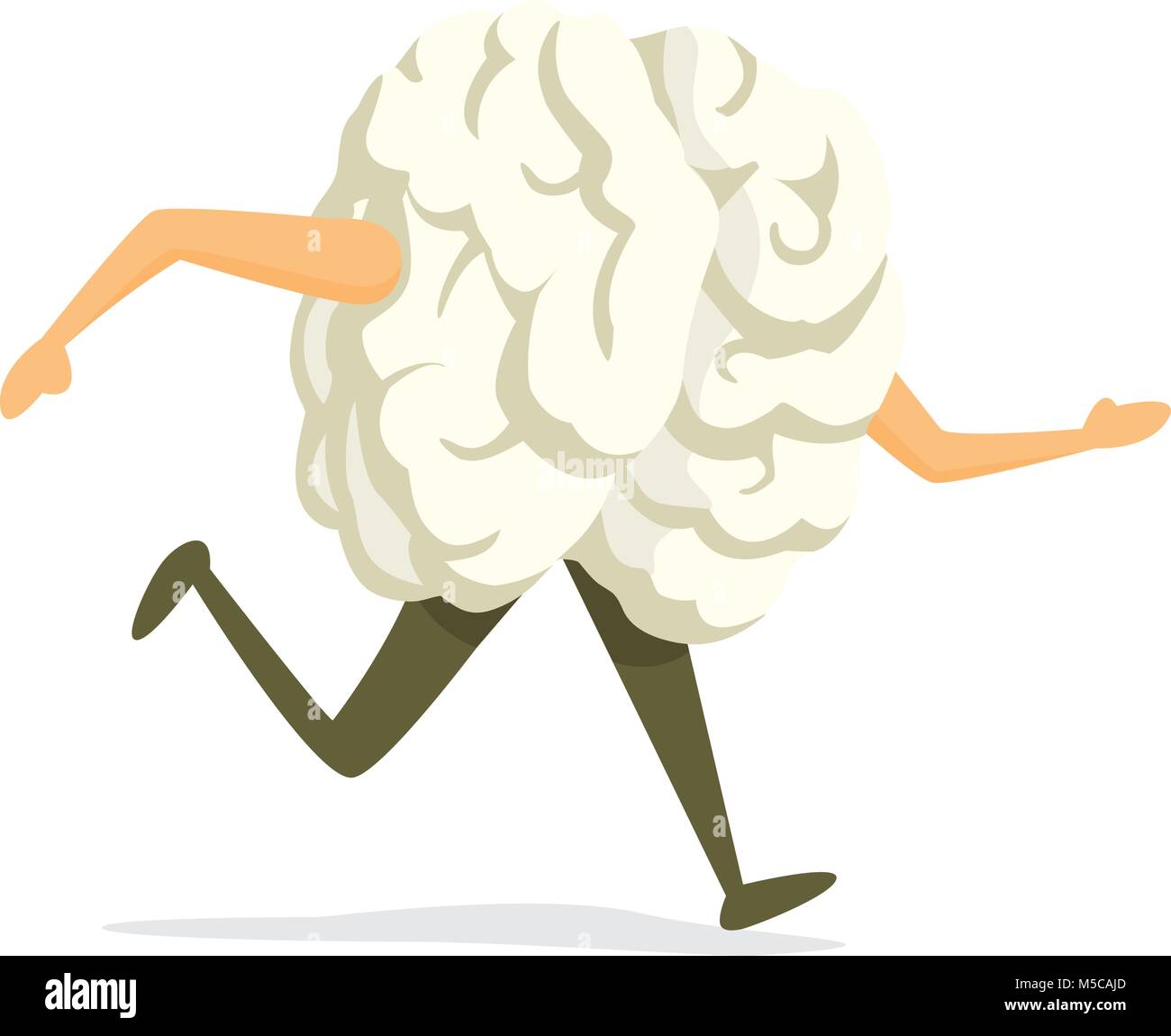 Running Brains Clipart