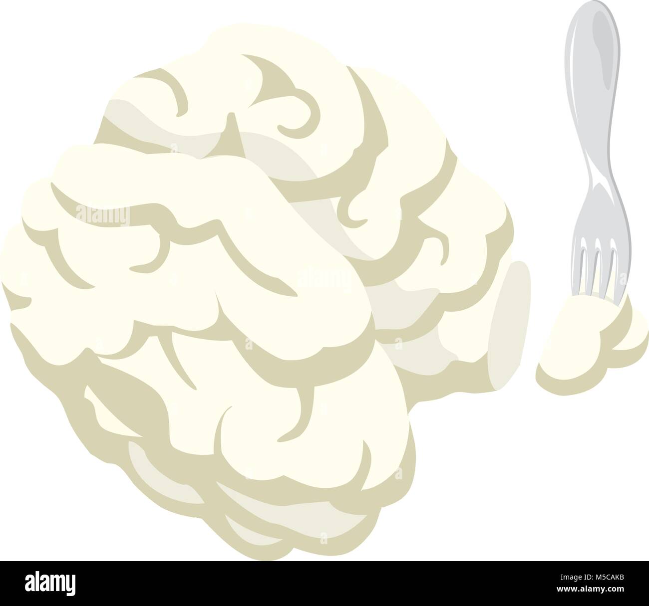 Eating brain cartoon Stock Vector Images - Alamy