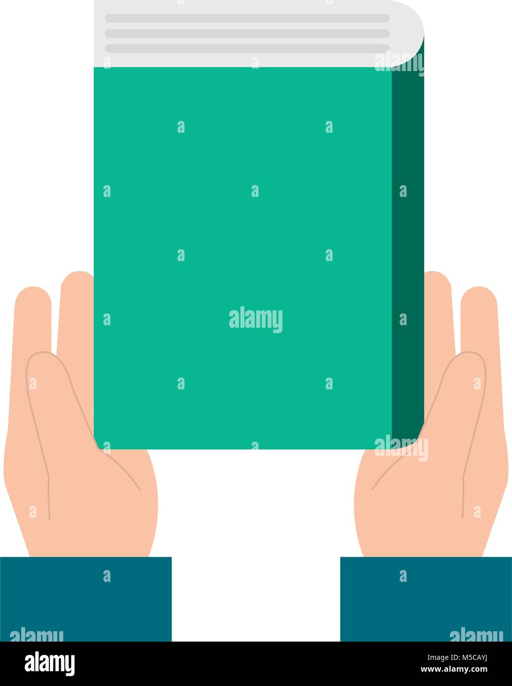 hands human with text book Stock Vector Image & Art - Alamy