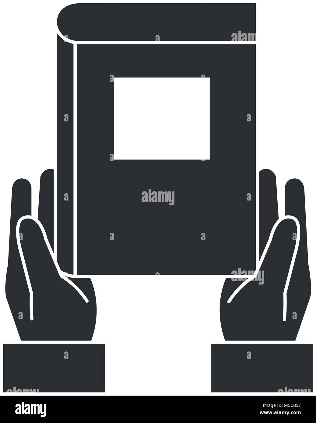 hands human with text book Stock Vector Image & Art - Alamy