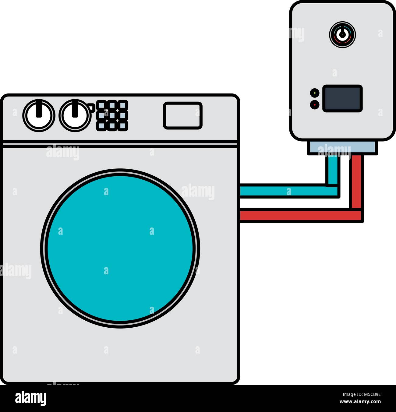 Water heater display Stock Vector Images - Alamy