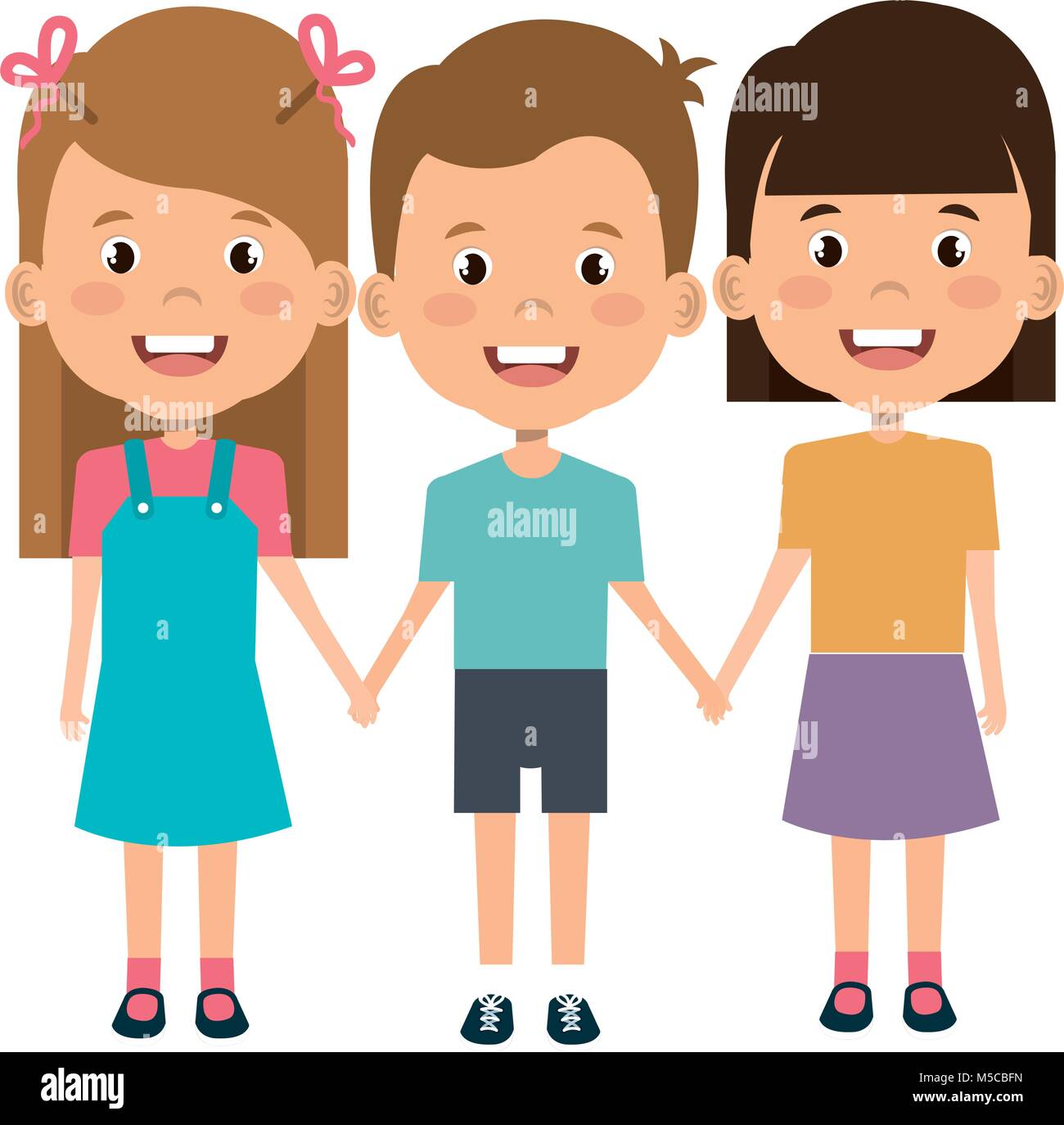 group of kids avatars characters Stock Vector Image & Art - Alamy