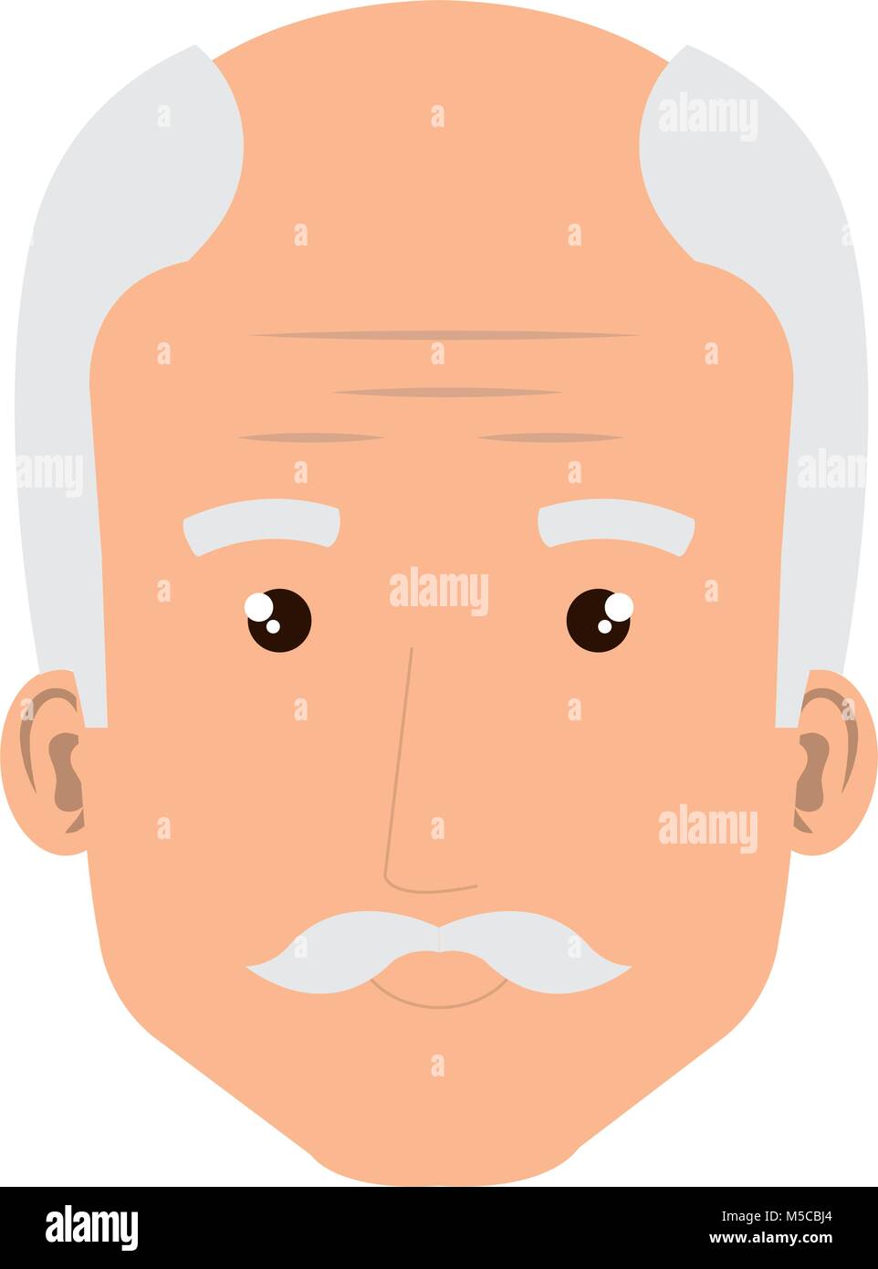 cute grandfather head avatar character Stock Vector Image & Art - Alamy