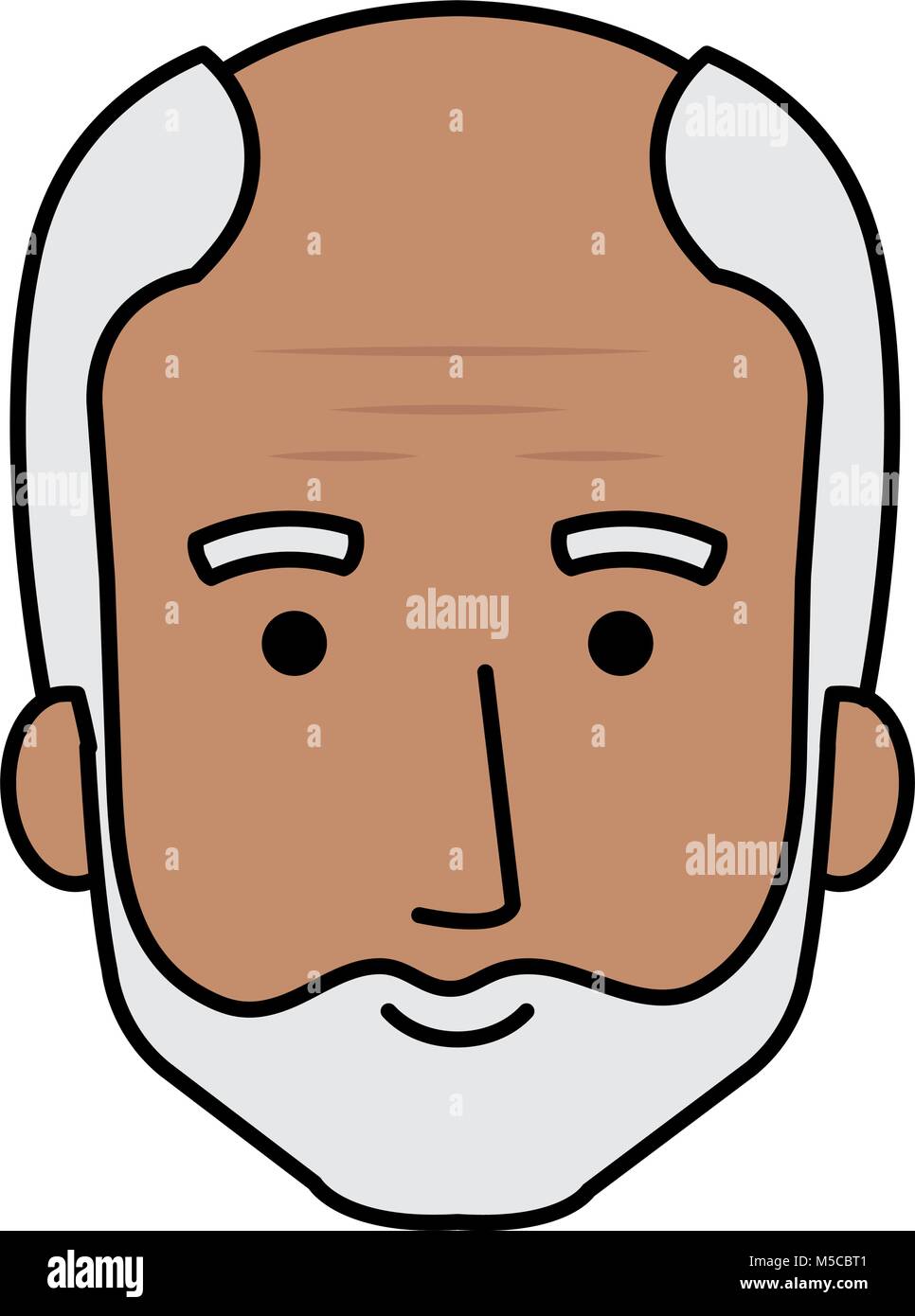 cute grandfather head avatar character Stock Vector Image & Art - Alamy