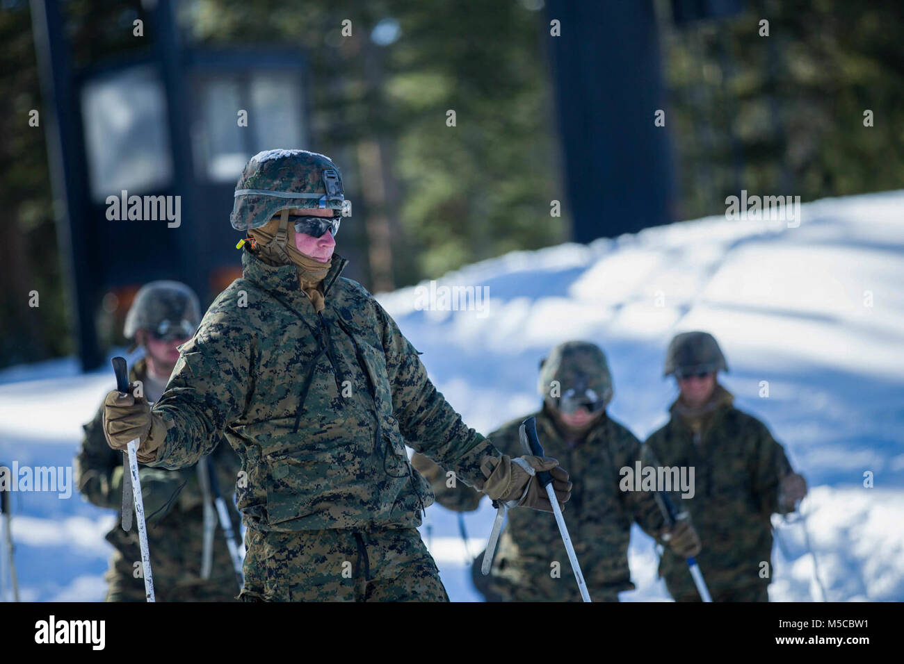 U.S. Marine Corps 1st. Sgt. Scott Hemenway, company first sergeant with ...