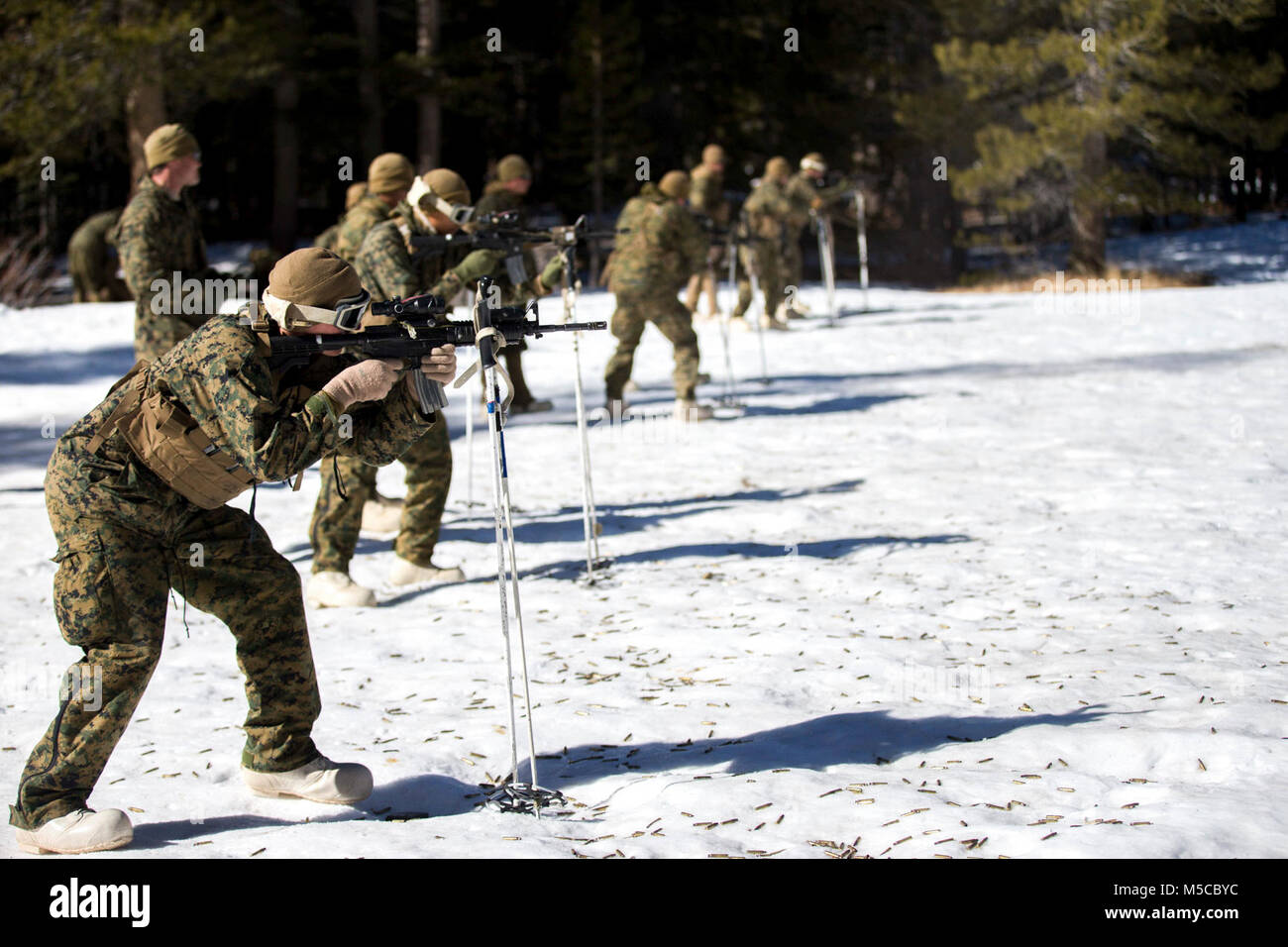 U.S. Marines with Kilo Company, 3rd Battalion, 8th Marine Regiment, 2nd ...