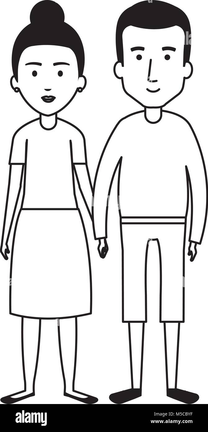 Motherhood sweet family cute Stock Vector Images - Alamy