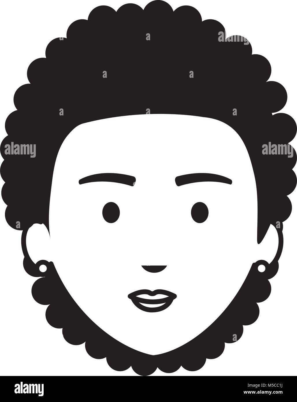 young head woman character Stock Vector Image & Art - Alamy