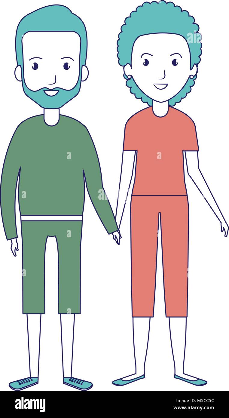 Portrait young father dad Stock Vector Images - Alamy