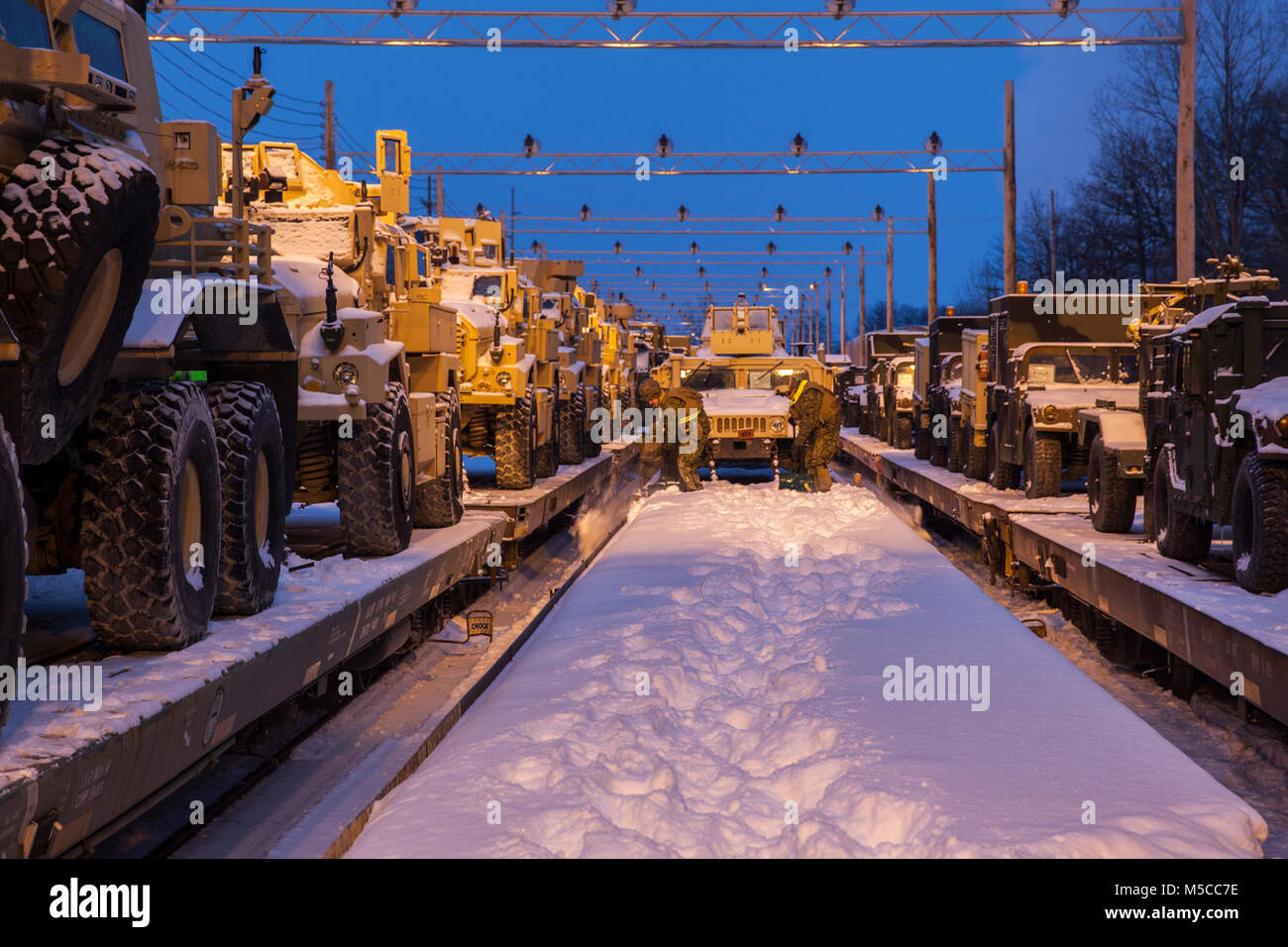 U.S. Marines with 2d Combat Engineer Battalion (CEB), 2d Marine ...