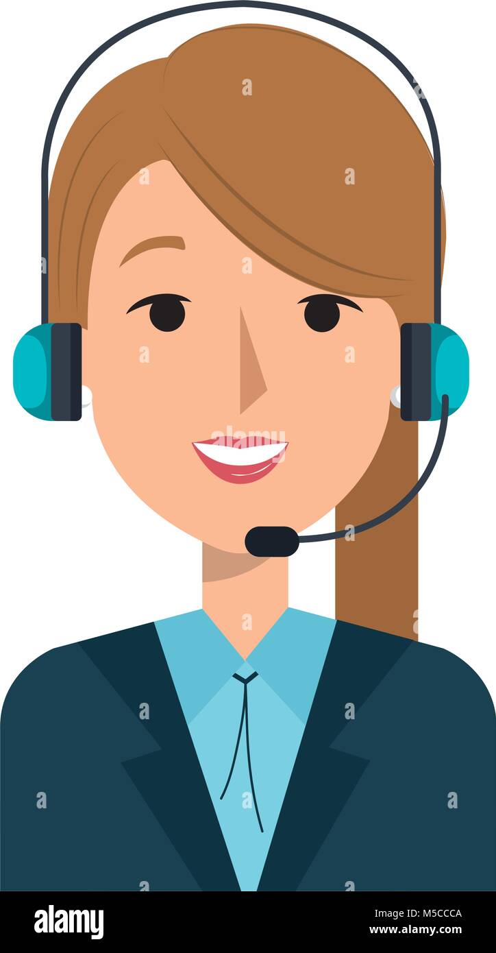 Cartoon Call Center Headset Stock Photos & Cartoon Call Center Headset ...