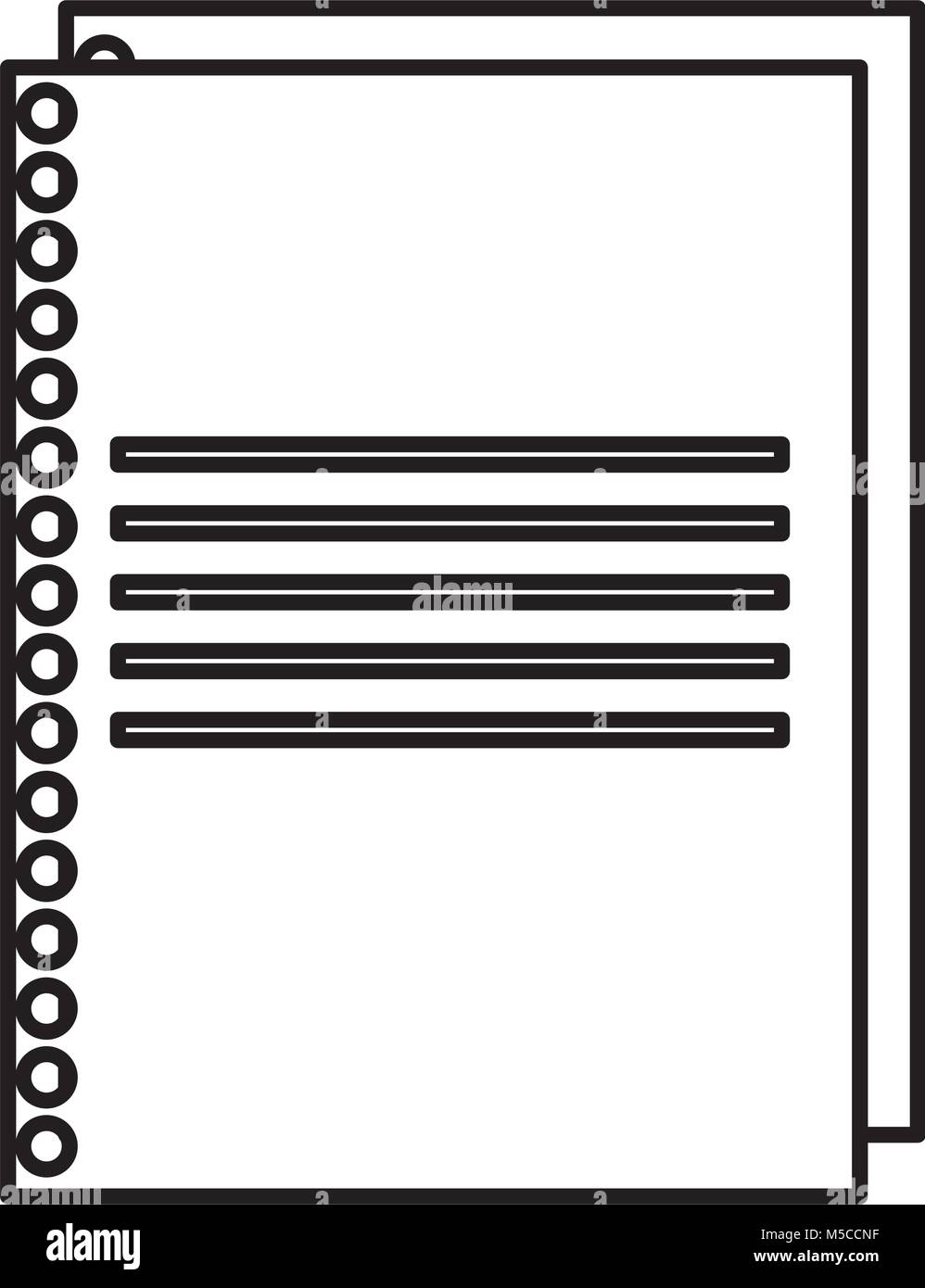 document paper isolated icon Stock Vector Image & Art - Alamy