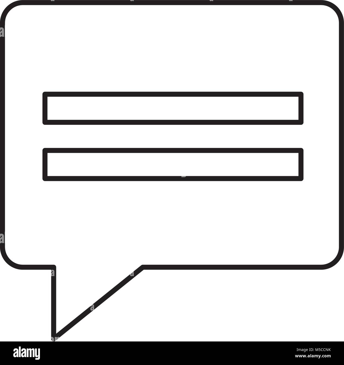 speech bubble message icon Stock Vector Image & Art - Alamy