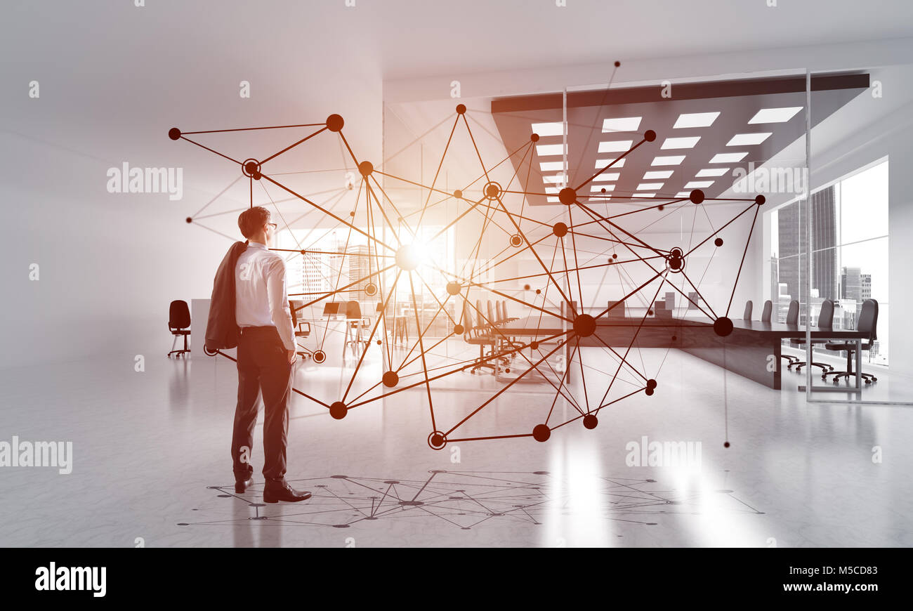 Networking and social communication concept as effective point for ...