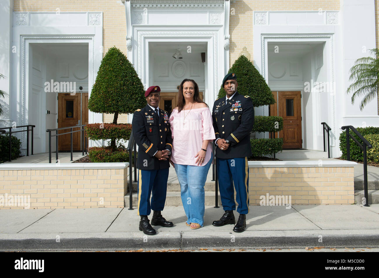 Army Cols. Joe Funderburke and Michael McLendon, both members of U.S ...
