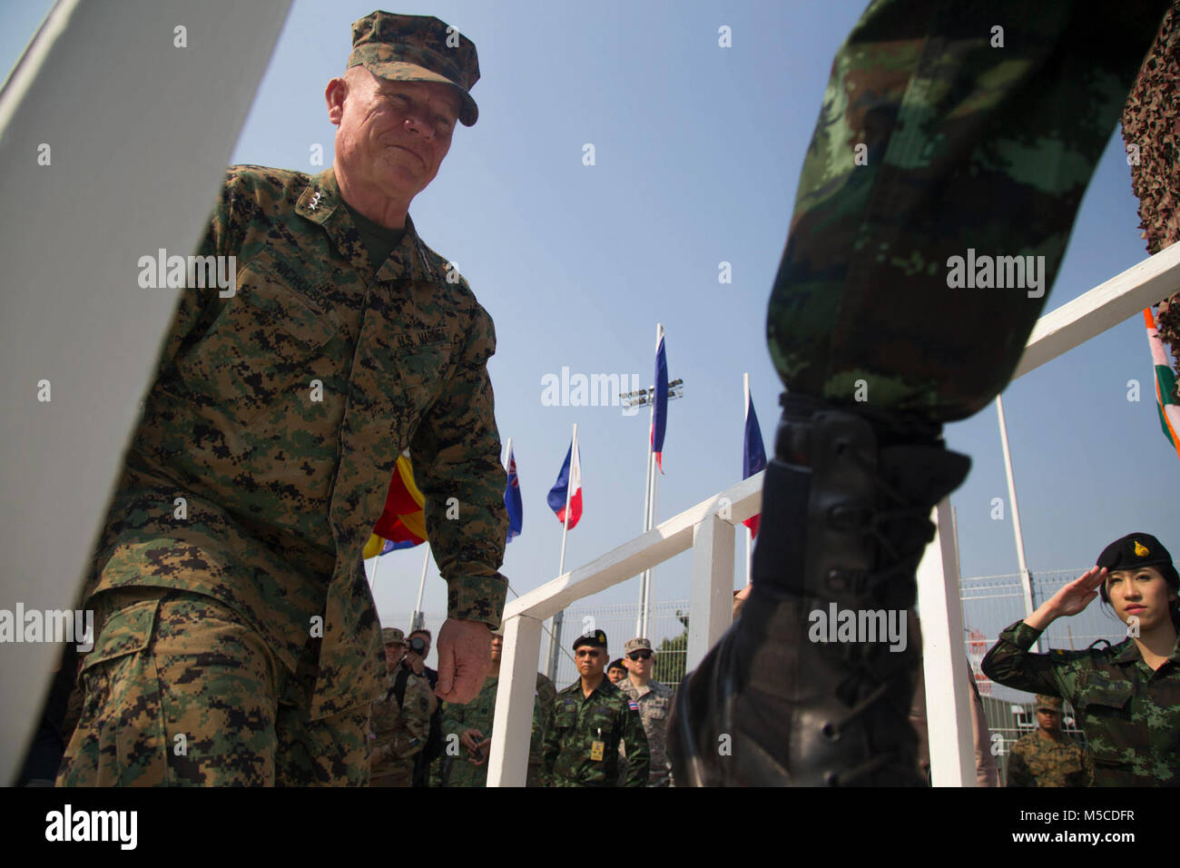 U.S. Marine Corps Lt. Gen. Lawrence D. Nicholson, commanding general ...