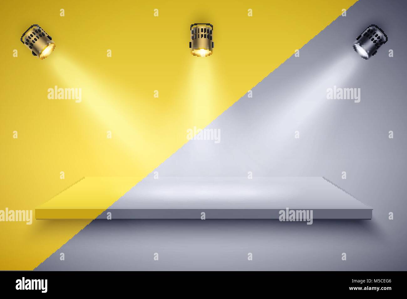 Reflector gallery Stock Vector Images - Alamy