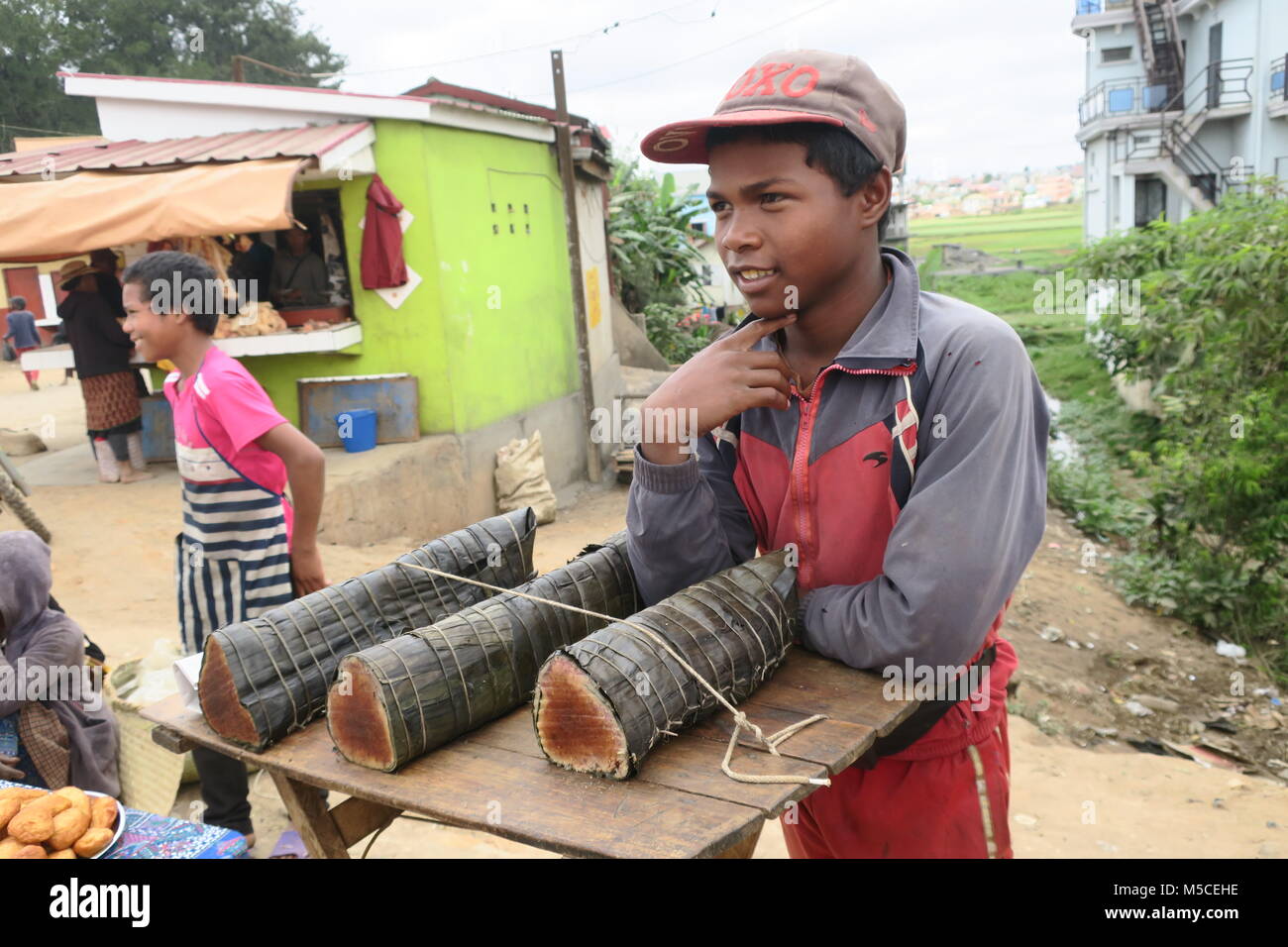 Native local human, Madagascar Stock Photo - Alamy