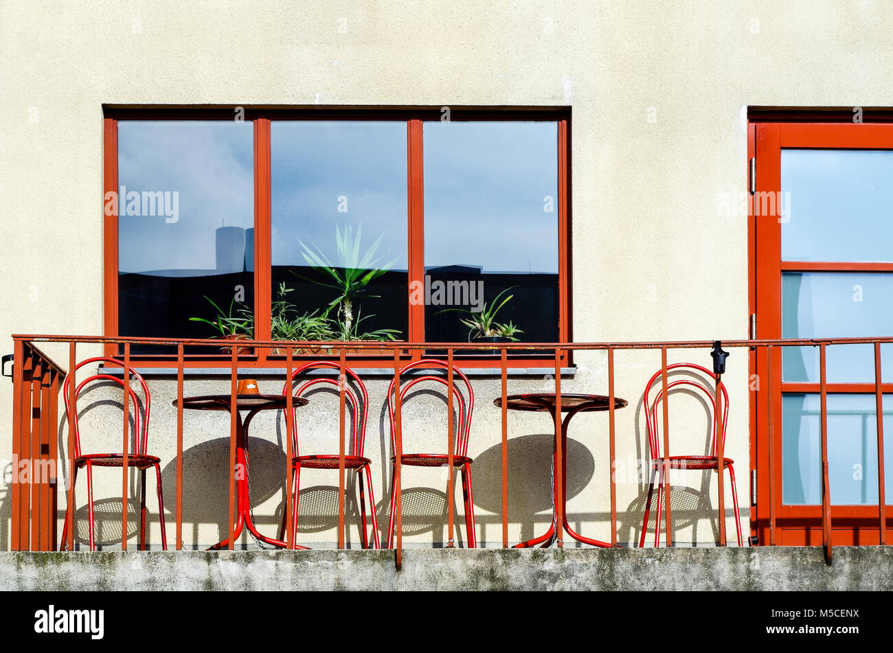 Exterior of a cosy university café close to one of Berlin, Germany's ...