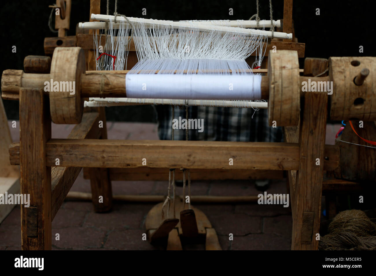 Mule jenny spinning machine hi-res stock photography and images - Alamy