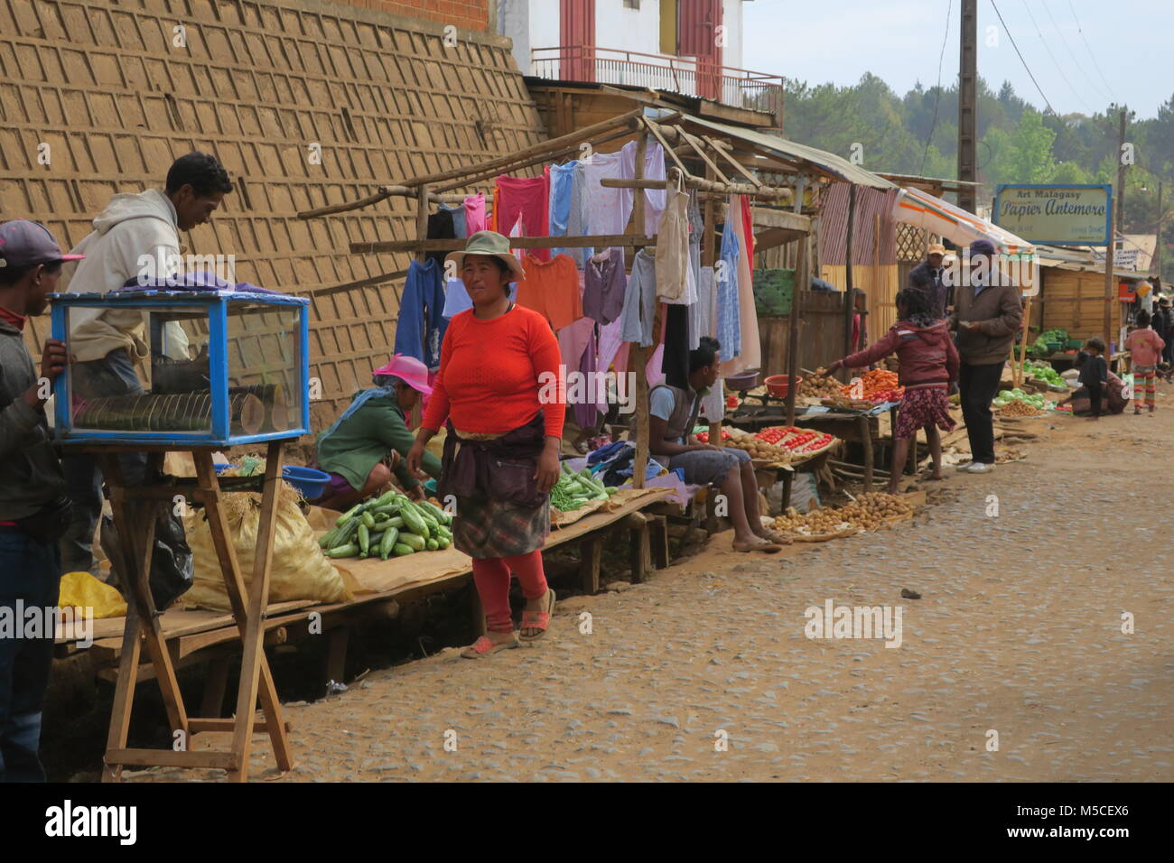 Native local human, Madagascar Stock Photo - Alamy