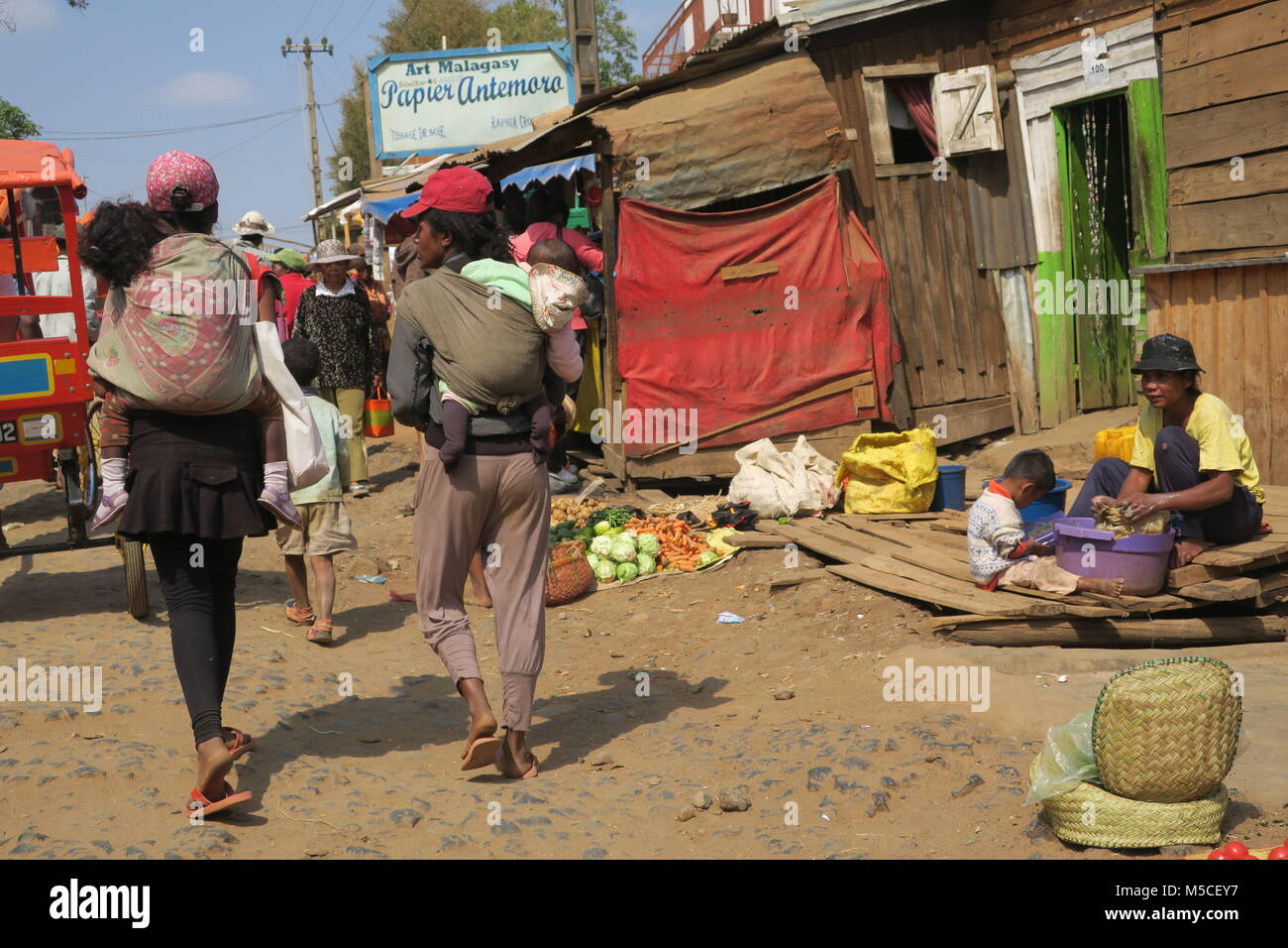 Native local human, Madagascar Stock Photo - Alamy