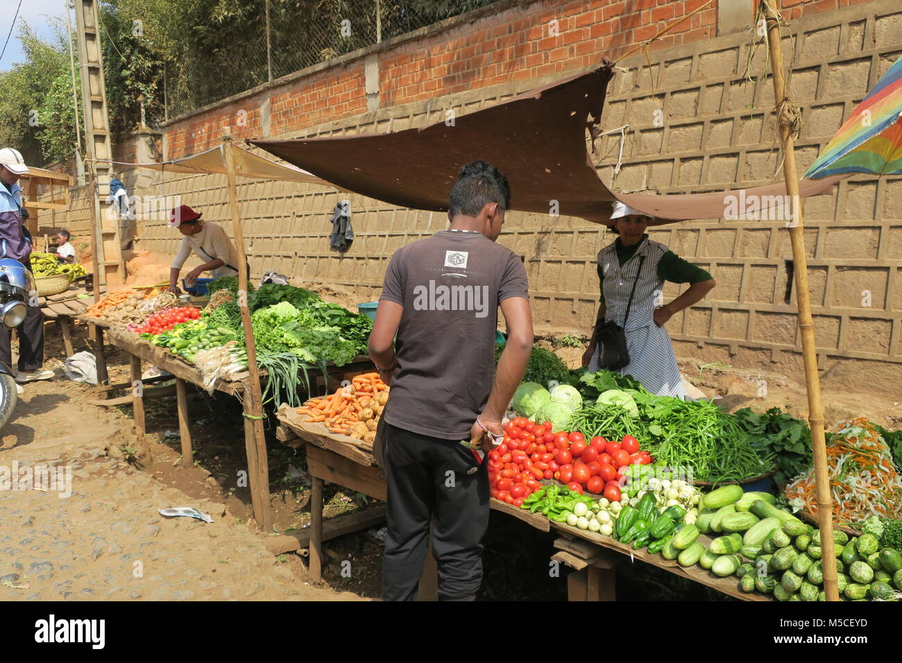 Native local human, Madagascar Stock Photo - Alamy