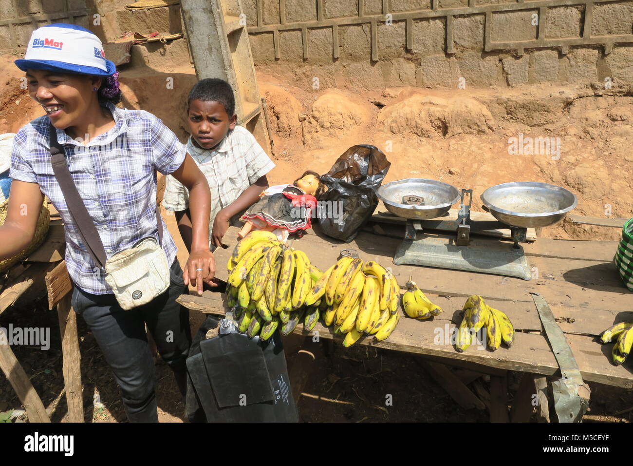 Native local human, Madagascar Stock Photo - Alamy