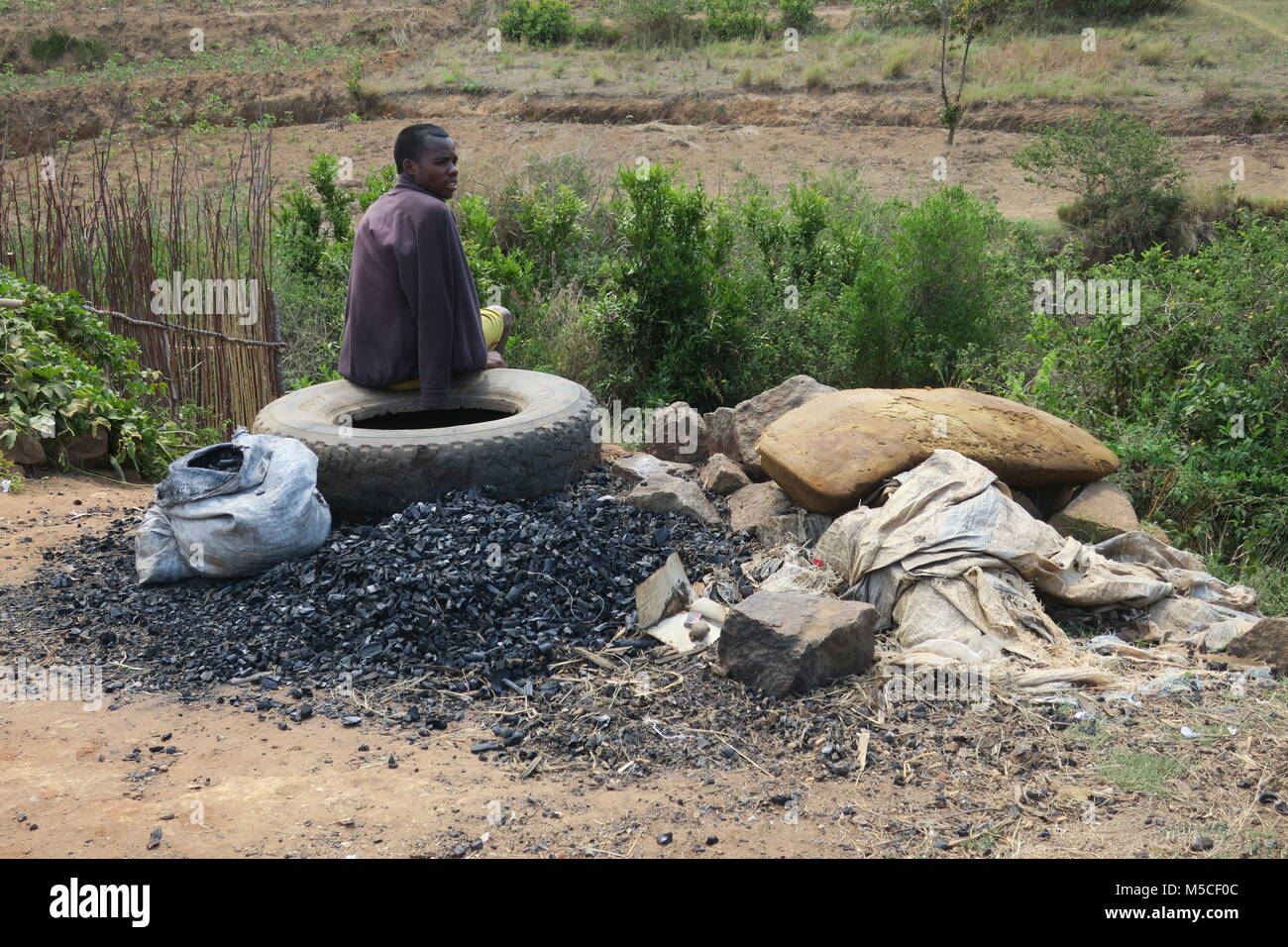 Native local human, Madagascar Stock Photo - Alamy