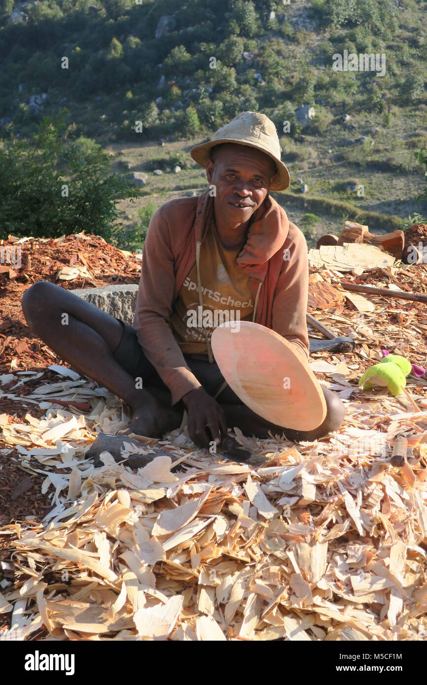Betsileo tribe member, at Marina ,Madagascar Stock Photo - Alamy