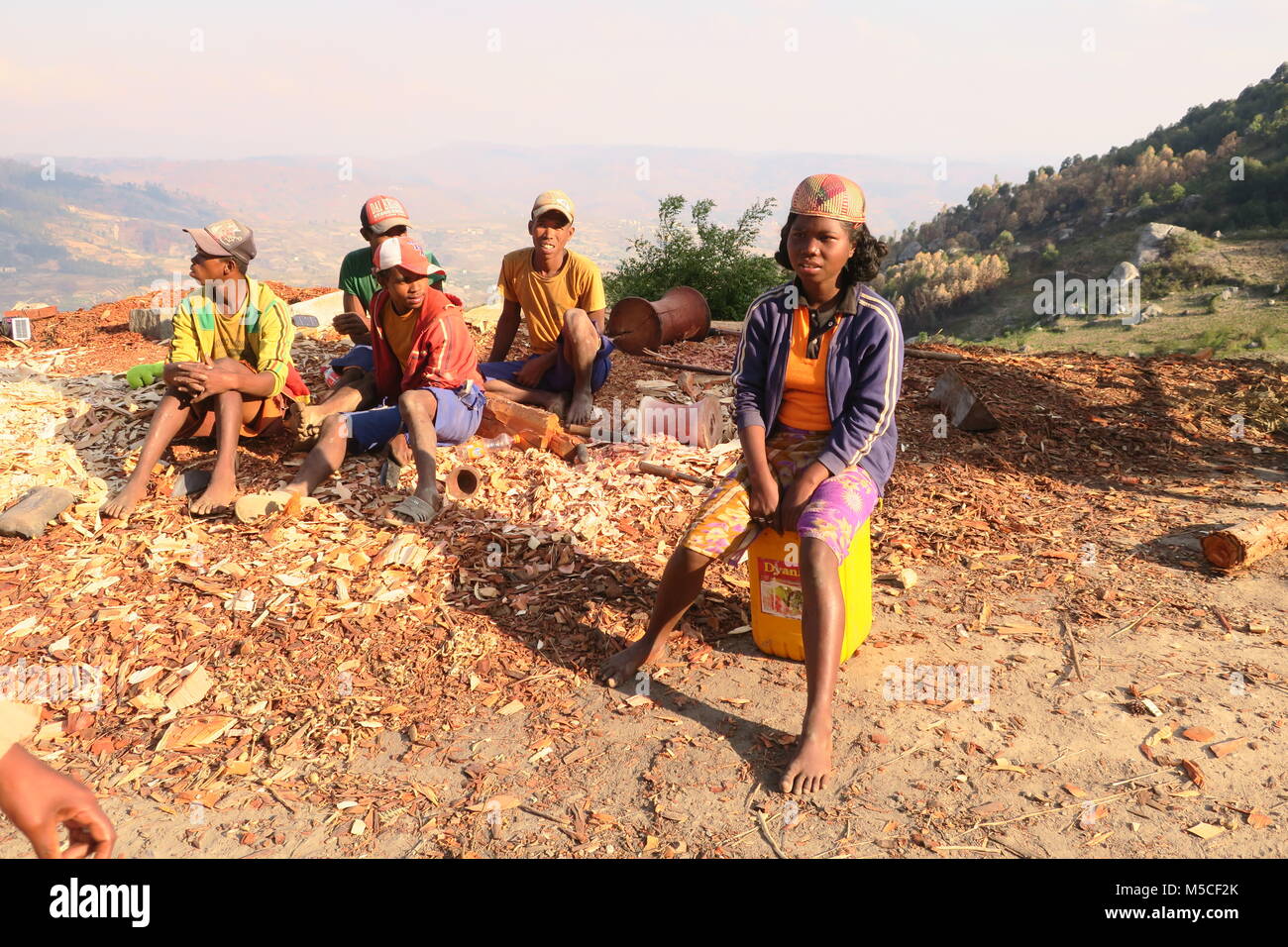 Betsileo tribe member, at Marina ,Madagascar Stock Photo - Alamy