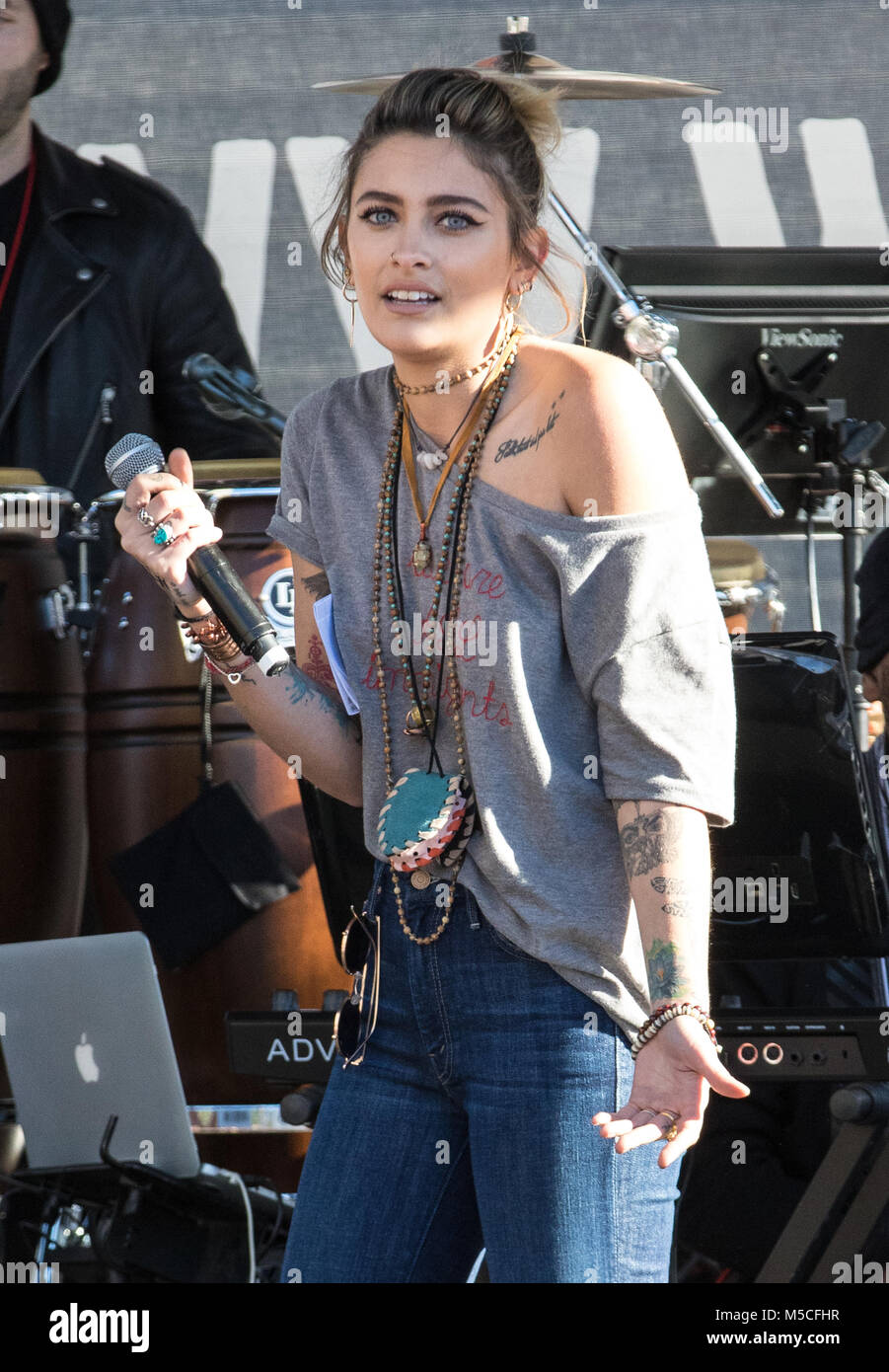 Los Angeles Women's March Featuring: Paris Jackson Where: Los Angeles ...