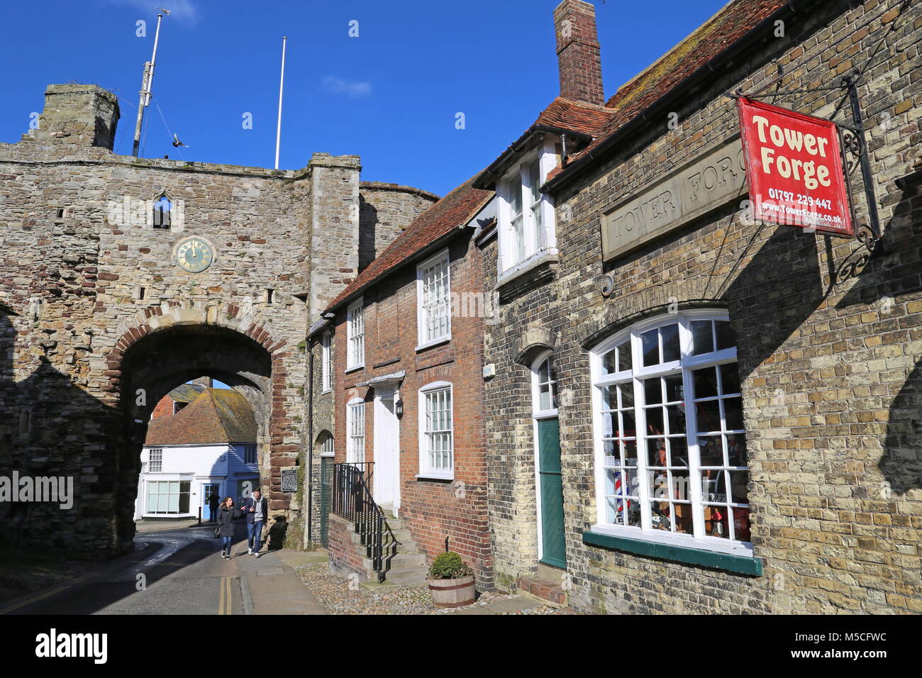Rye town wall hi-res stock photography and images - Alamy