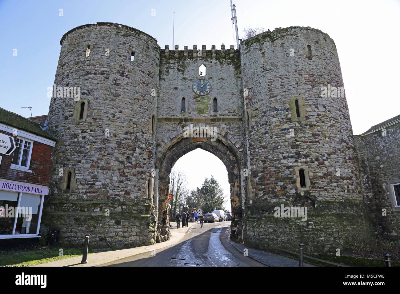 Landgate (c1340), Tower Street, Rye, East Sussex, England, Great ...