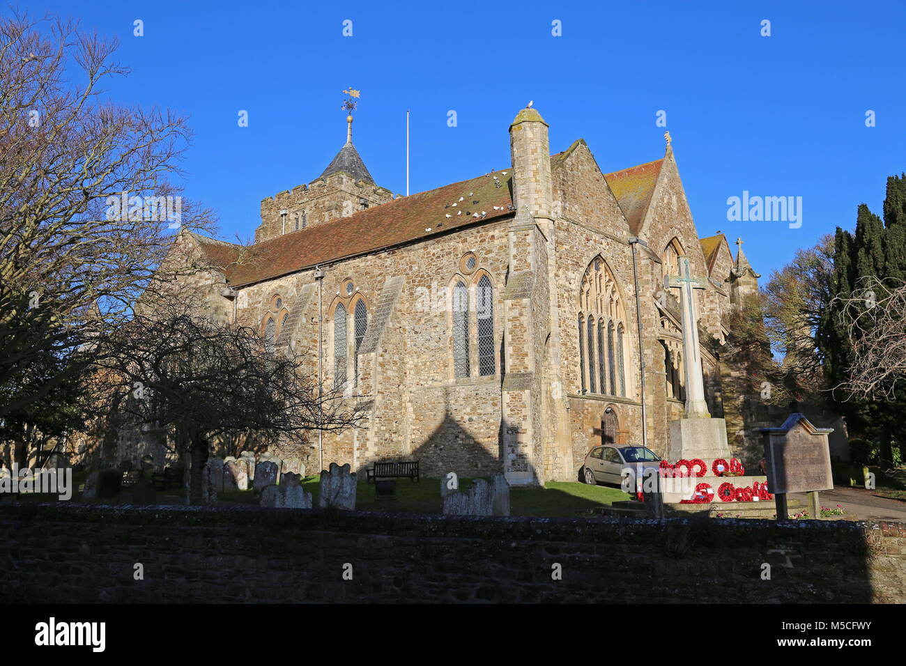 St Mary's church, Church Square, Rye, East Sussex, England, Great ...