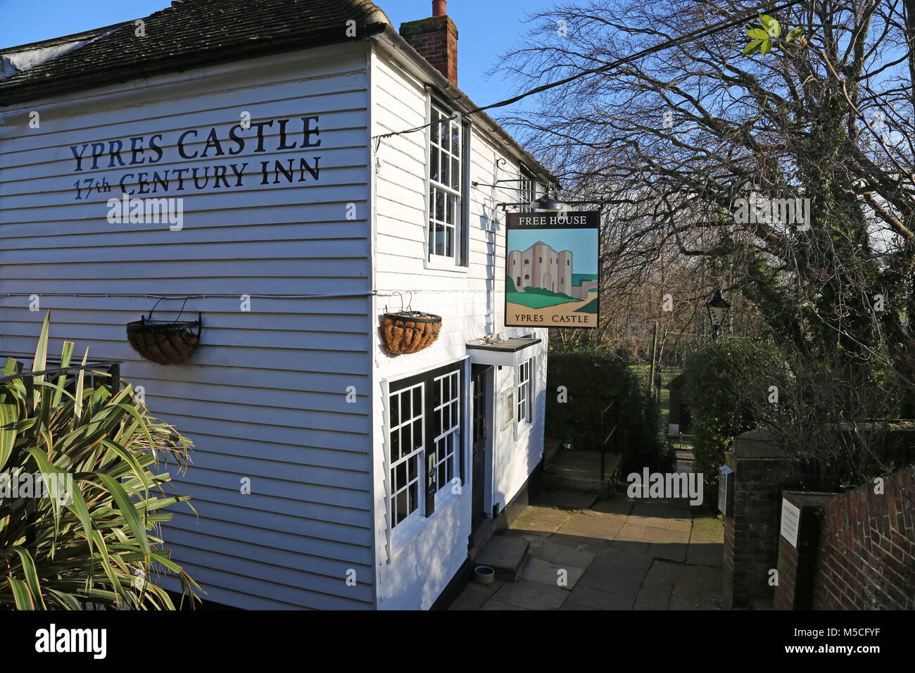 Ypres Castle inn, Gungarden, Rye, East Sussex, England, Great Britain ...