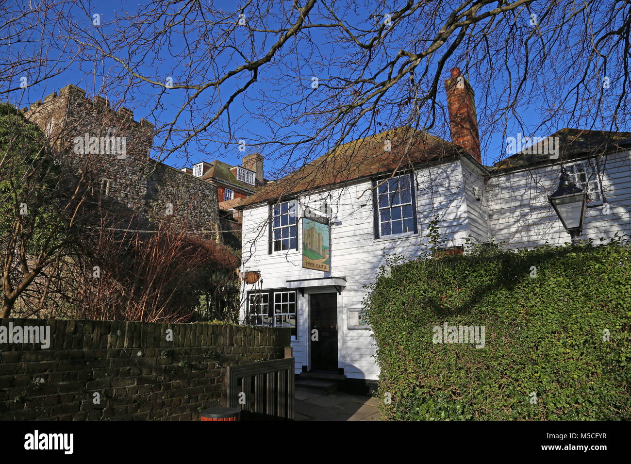 Ypres Castle inn, Gungarden, Rye, East Sussex, England, Great Britain ...