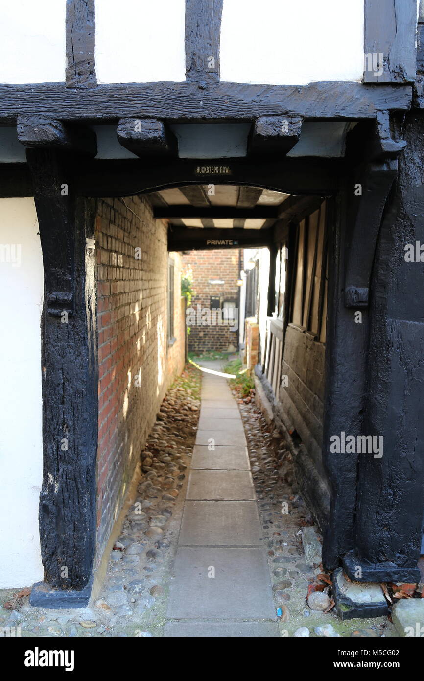 Hucksteps Row, Watchbell Street, Rye, East Sussex, England, Great ...