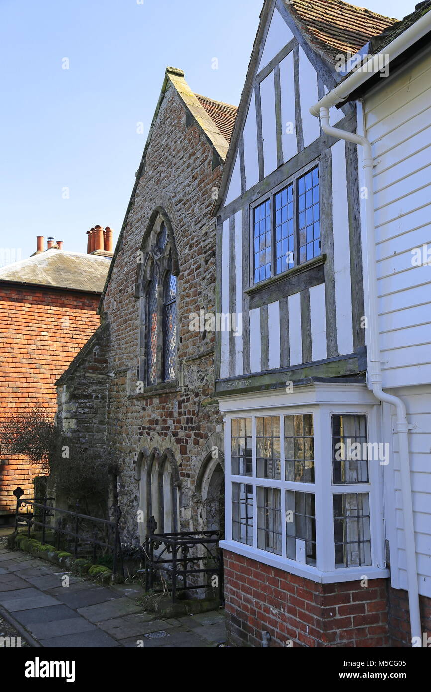 Oldest house in Rye, originally a monastery for friars, Watchbell ...