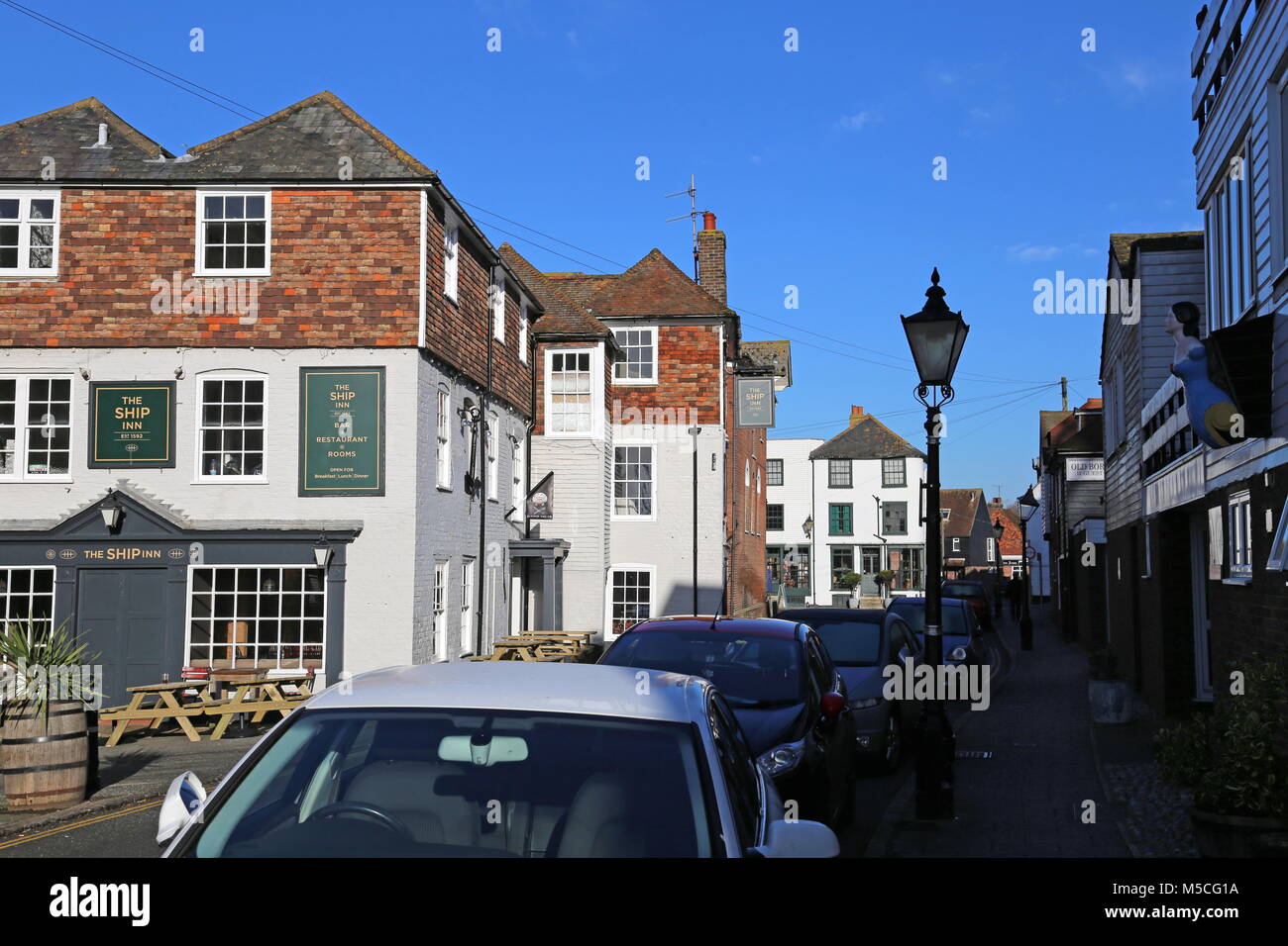 Ship Inn, The Strand, Rye, East Sussex, England, Great Britain, United ...