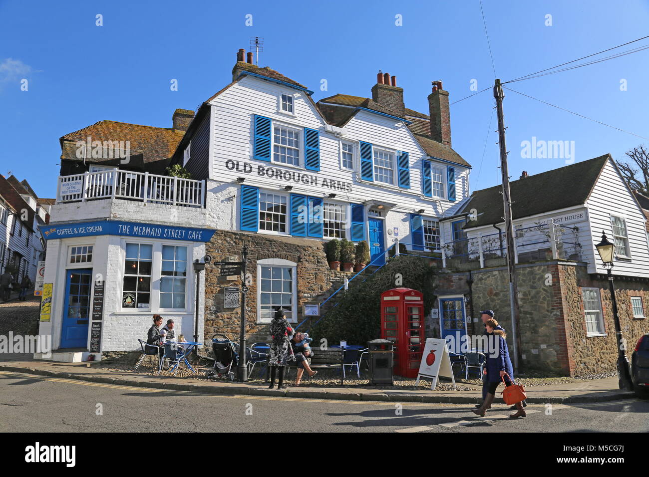 Old Borough Arms, The Strand, Rye, East Sussex, England, Great Britain ...
