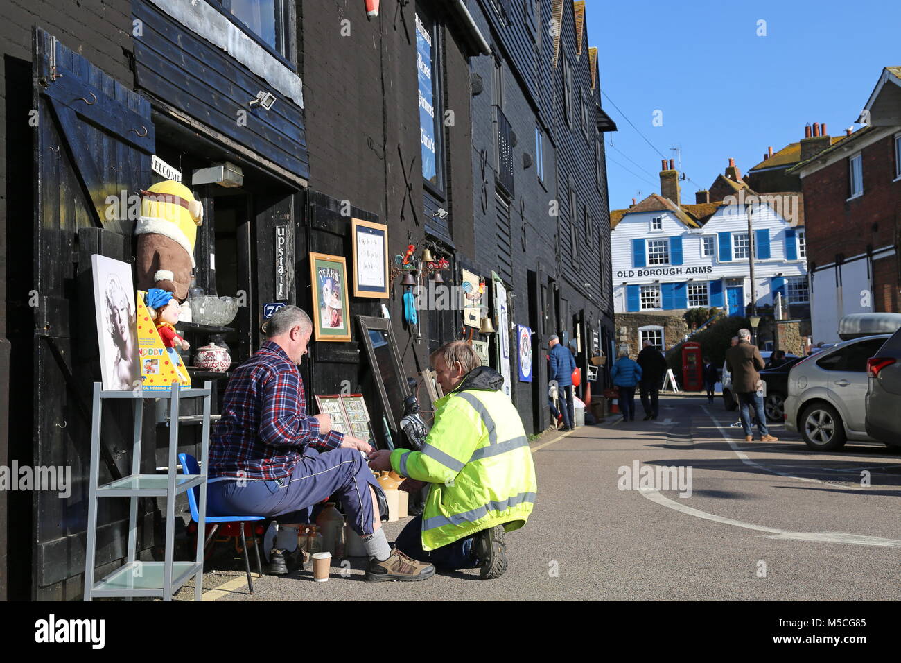 Quay Antiques and Old Borough Arms, The Strand, Rye, East Sussex ...