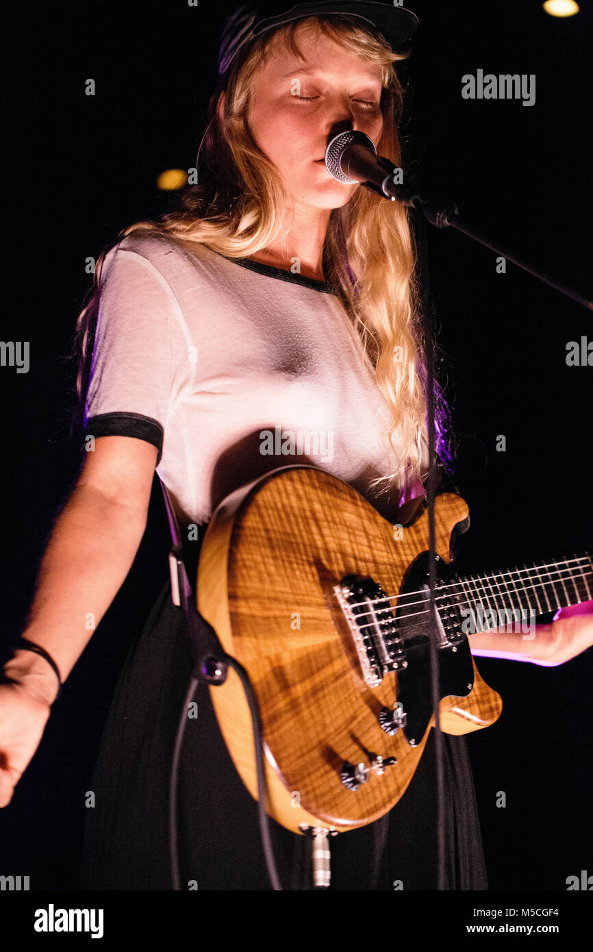 Denmark, Copenhagen - February 19, 2018. The South African singer and ...