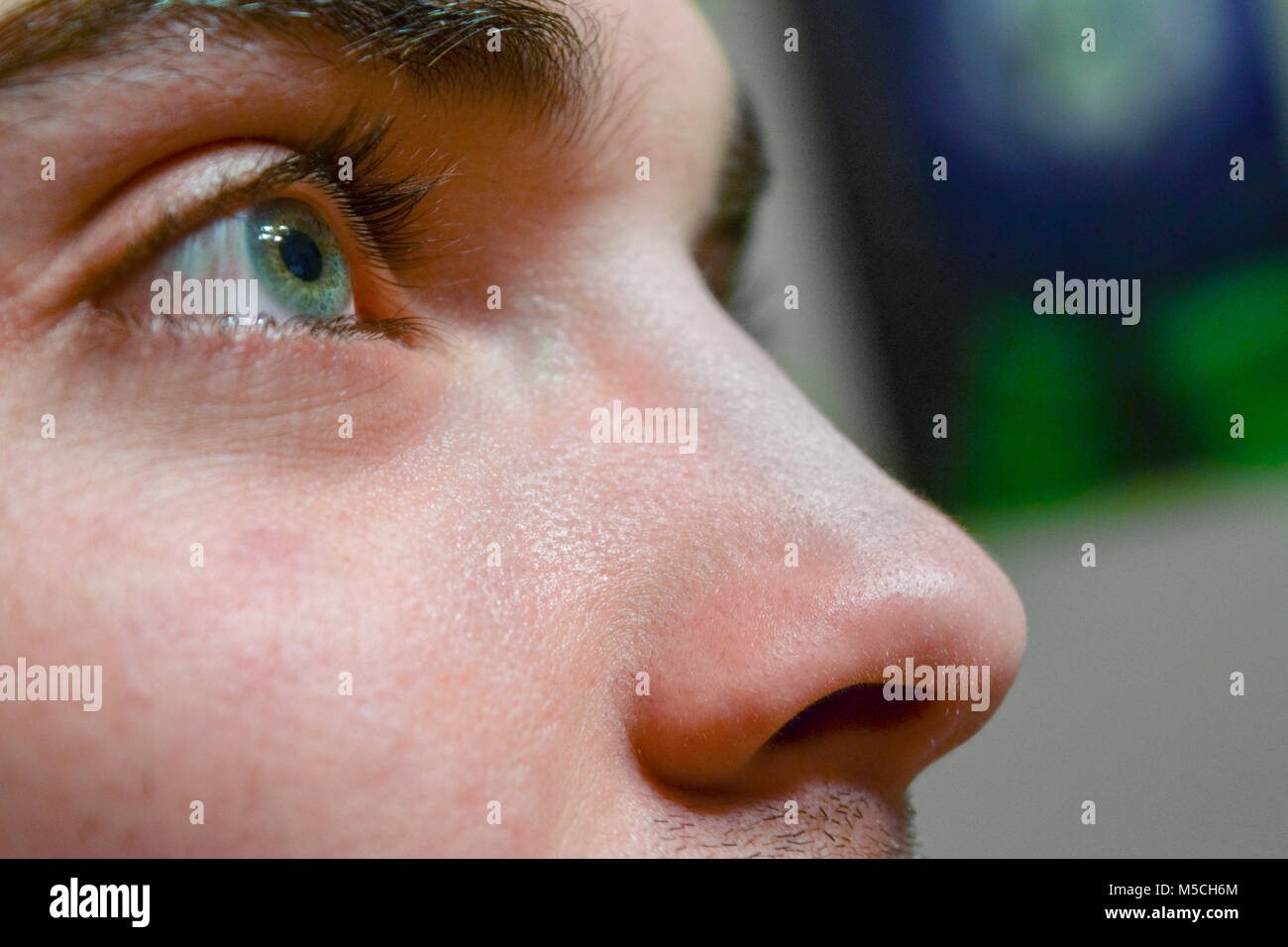 A colorful eye Stock Photo - Alamy