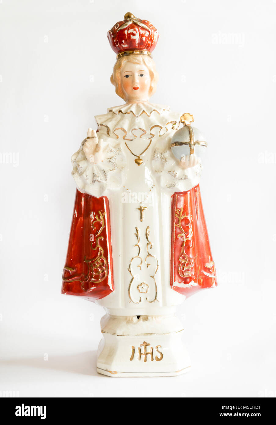 Devotional items - vintage porcelain figurine of Jesus Christ Stock ...